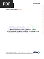 Panduan SNI 1726:2019 Ketahanan Gempa | PDF