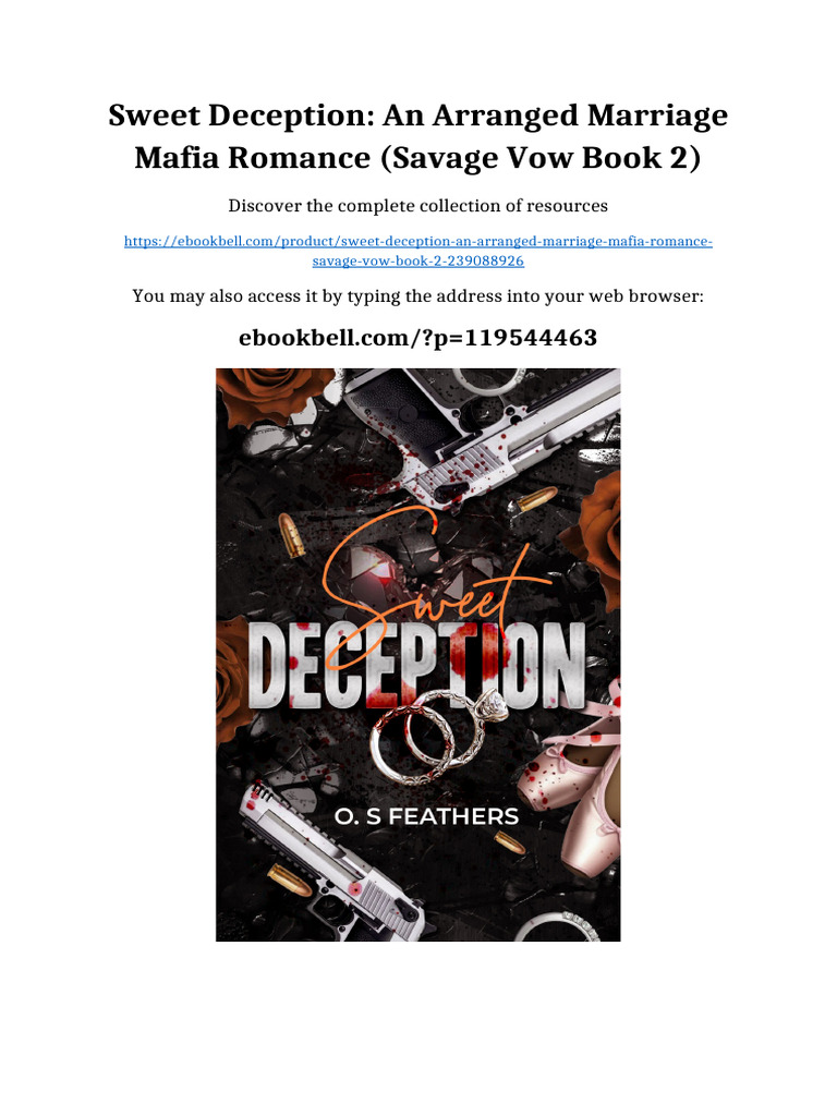 Sweet Deception: An Arranged Marriage Mafia Romance (Savage Vow Book 2 ...