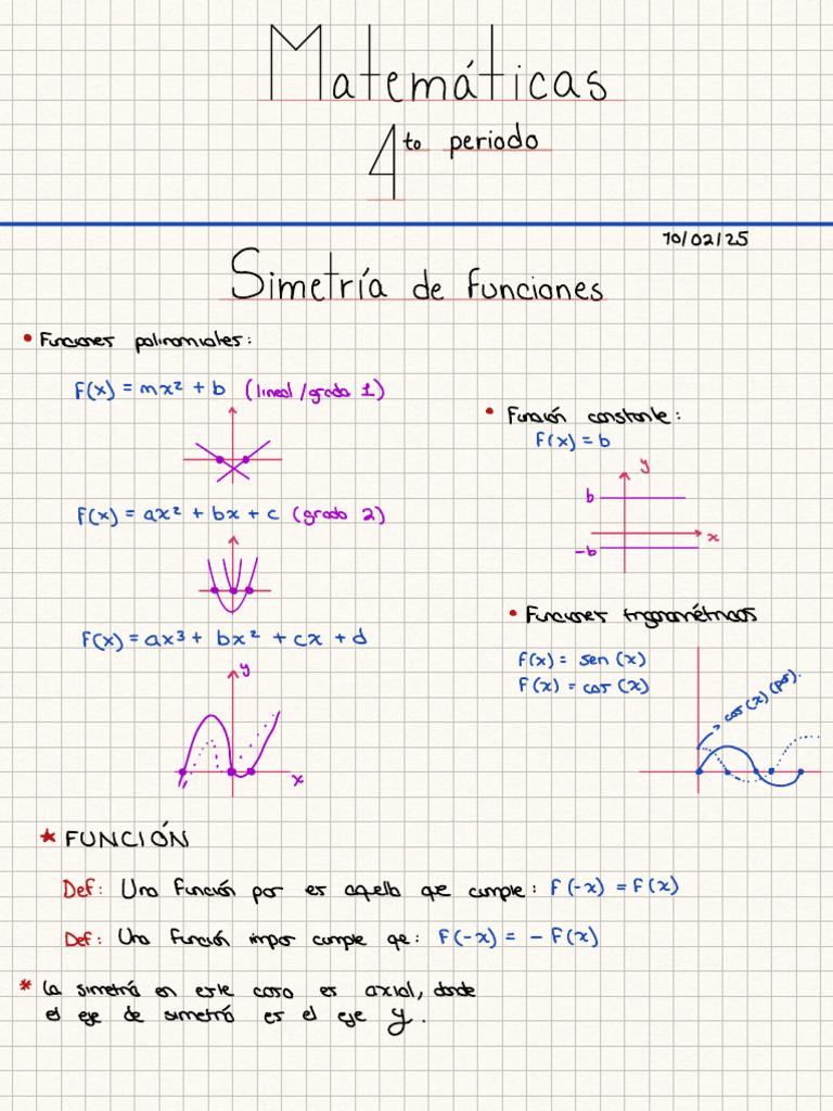 Matemáticas Periodo 4 | PDF | Geometría del plano euclidiano