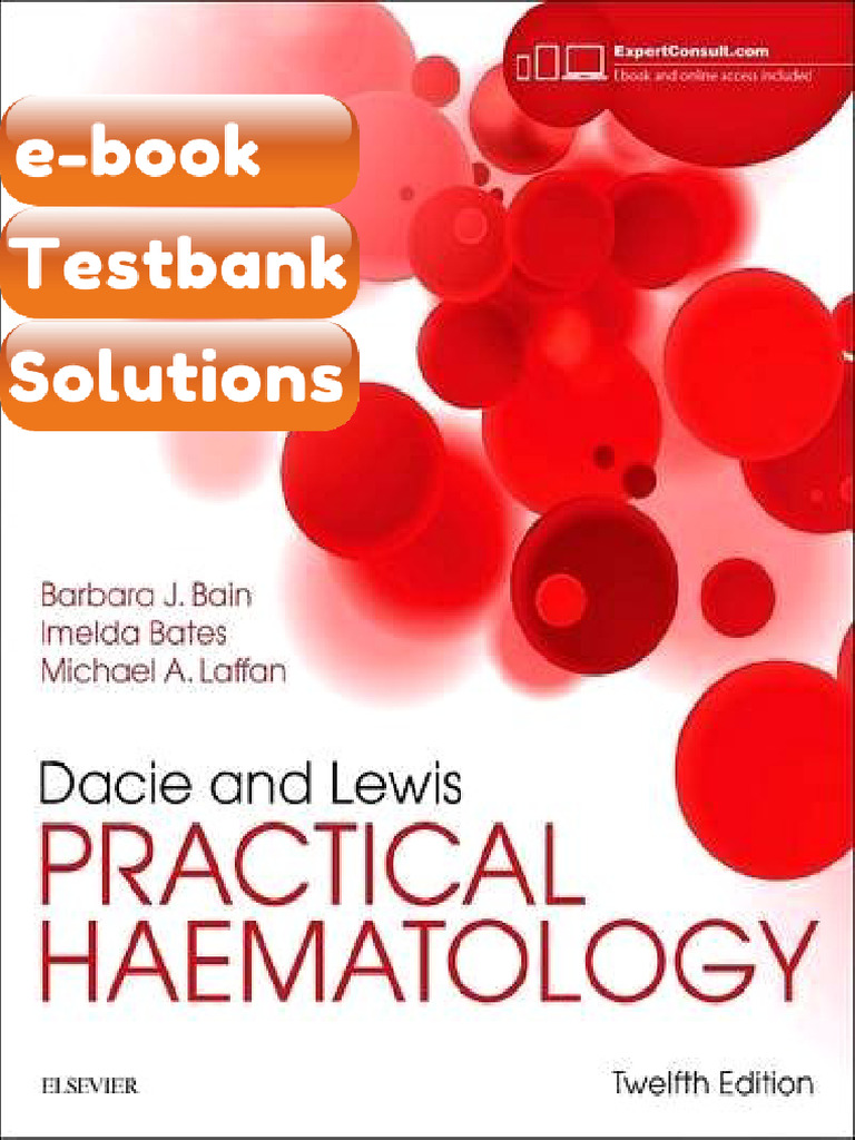 Testbank Dacie and Lews Practical Haematology 12th Edition Barbara J ...