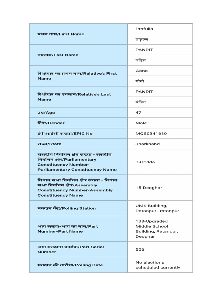 Voter Information | PDF