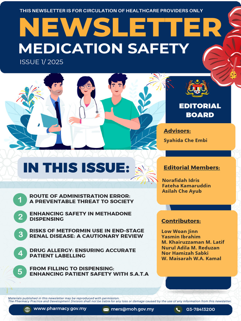 Medication Safety Newsletter Bapf 2025 | PDF | Dose (Biochemistry ...