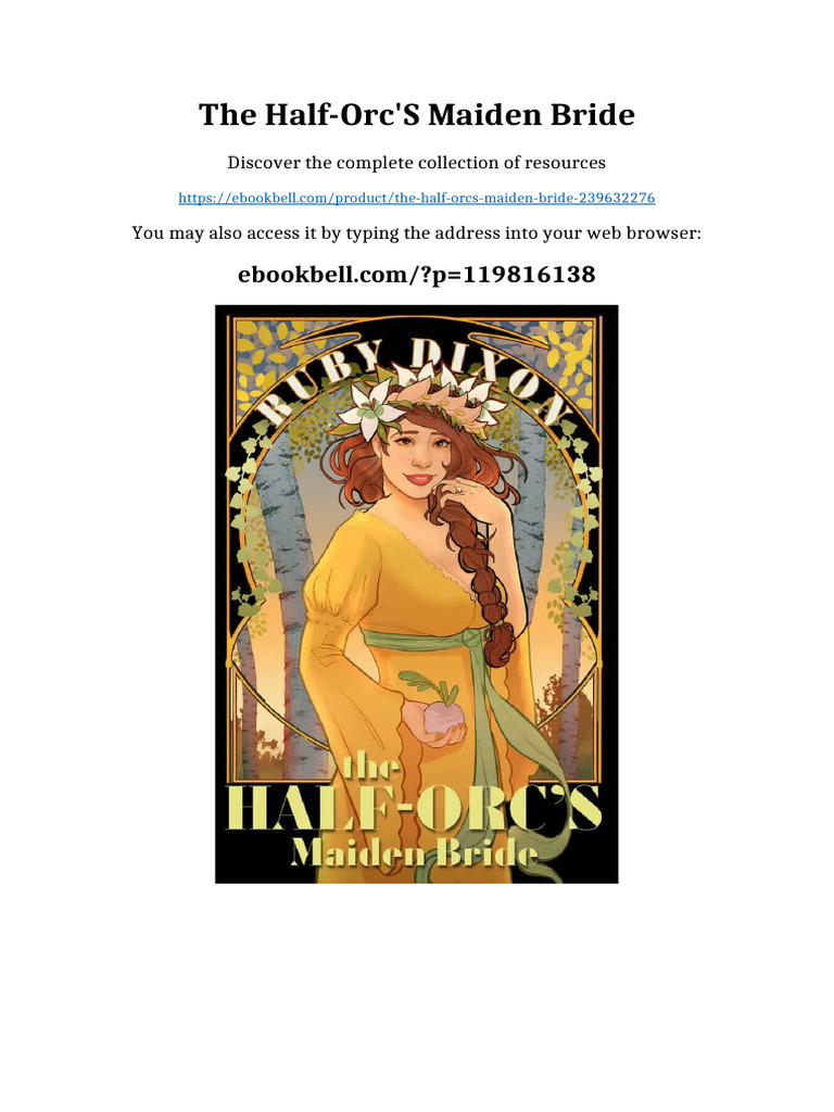 The Half-Orc's Maiden Bride full | PDF