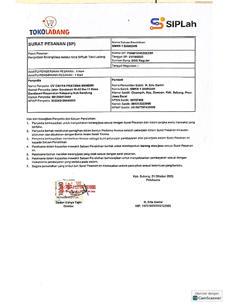 SMKN Dawuan | PDF
