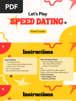 Speed Dating Activity Instructions for Students | PDF | Career & Growth