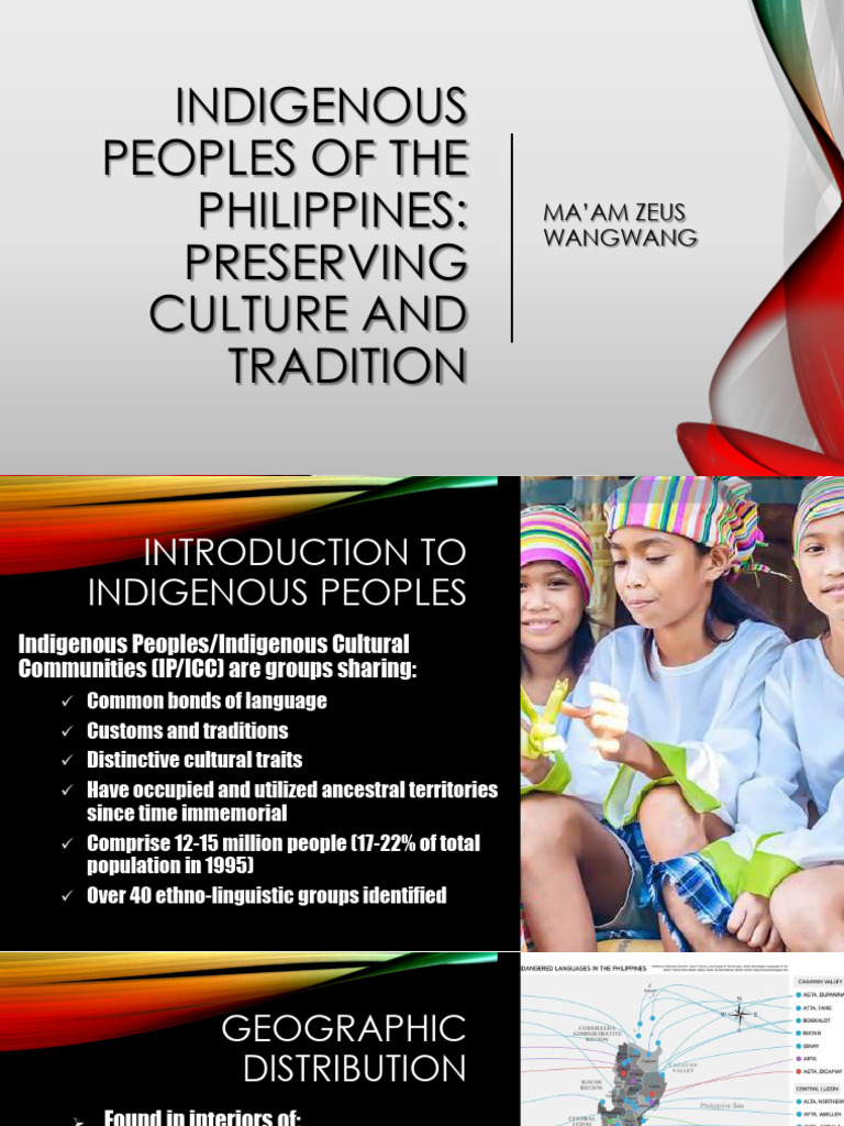 PIC Preserving Culture and Tradition | PDF | Indigenous Peoples ...