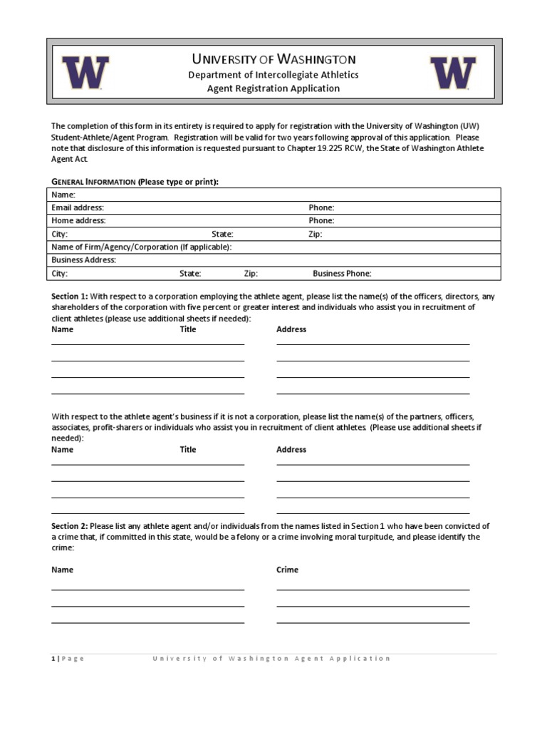 Agent Registration Form Pdf Licensure Fee