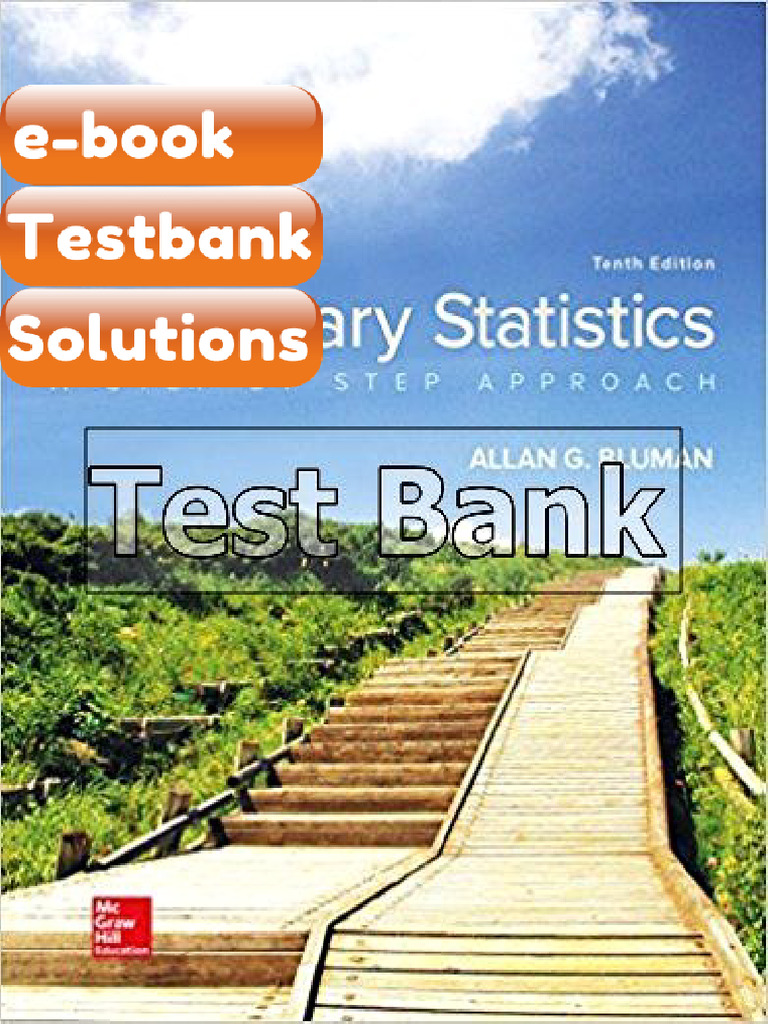 Testbank Elementary Statistics A Step by Step Approach 10th Edition ...