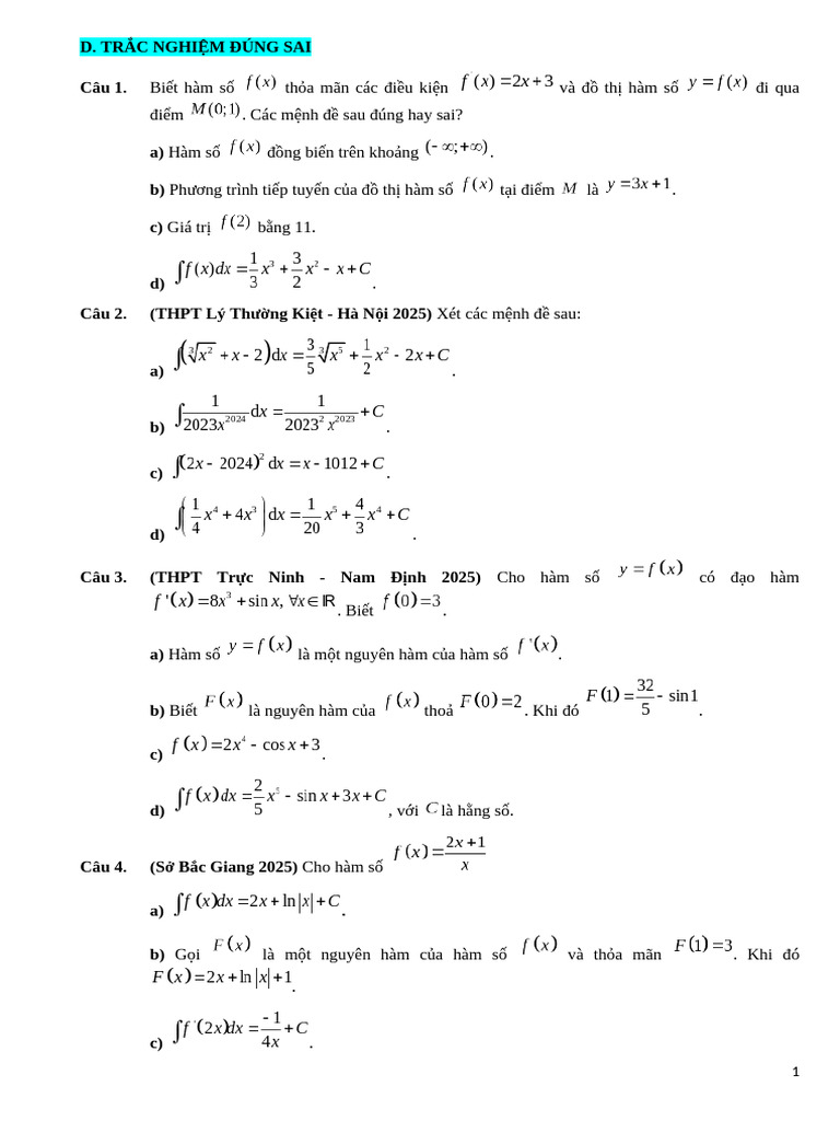 d. Trac Nghiem Dung Sai - Ch | PDF