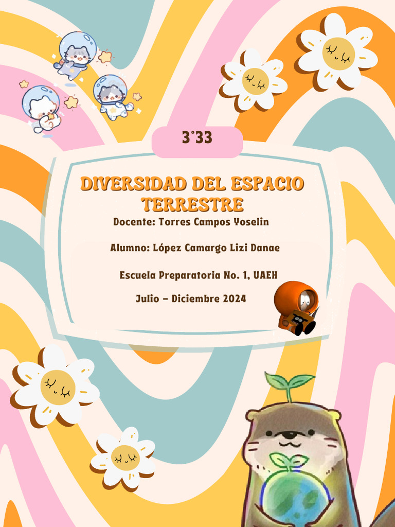 Diversidad de El Espacio Terrestre Portada - 20240808 - 112303 - 0000 | PDF