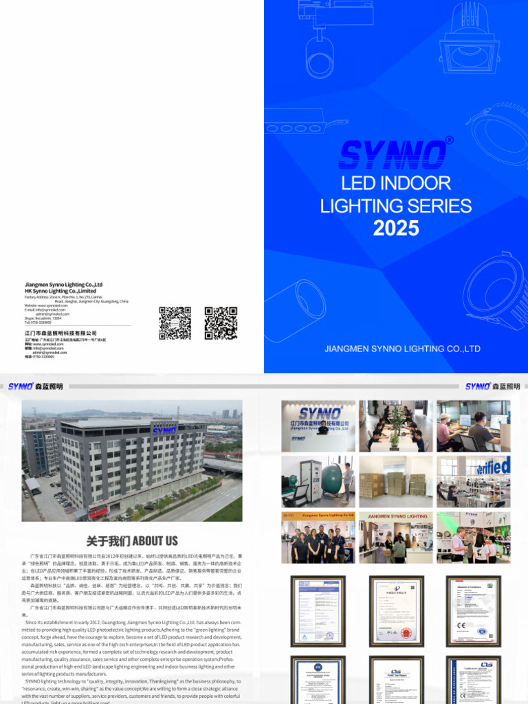 2025 SYNNO Indoor Lighting Catalog(3) | PDF