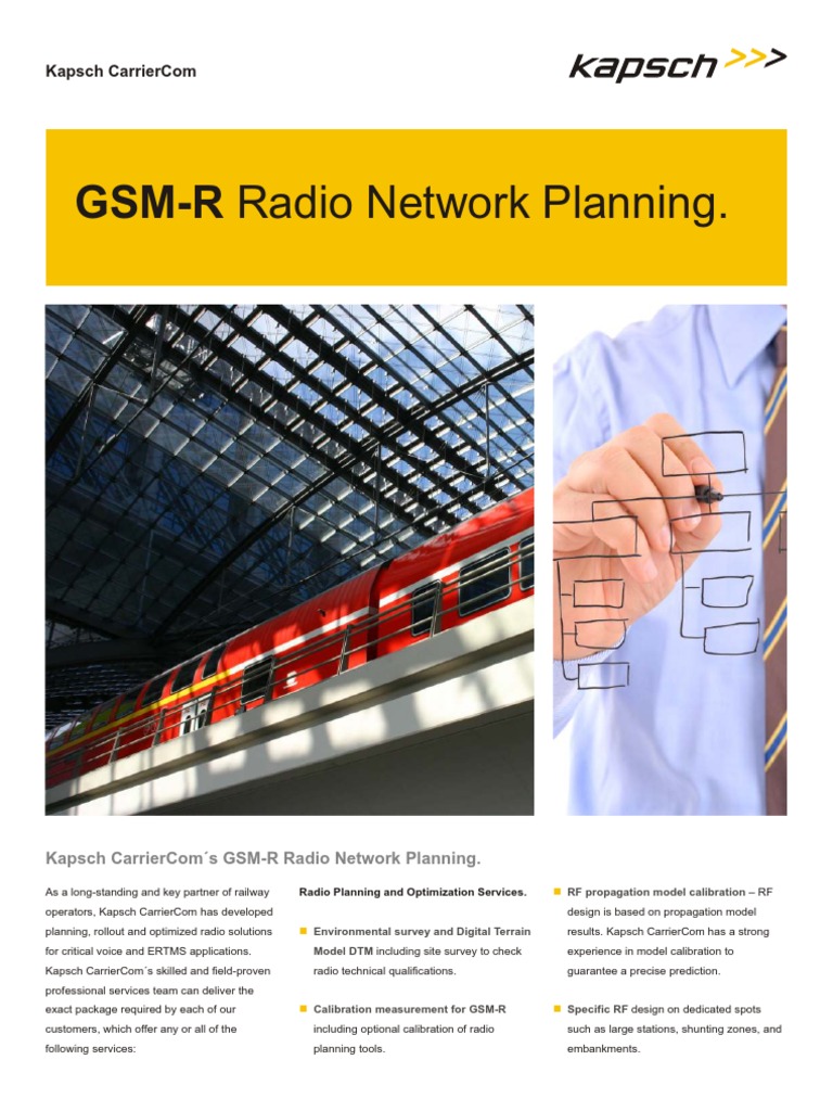 Datasheet - GSM-R Radio Network Planning | PDF | Verification And ...