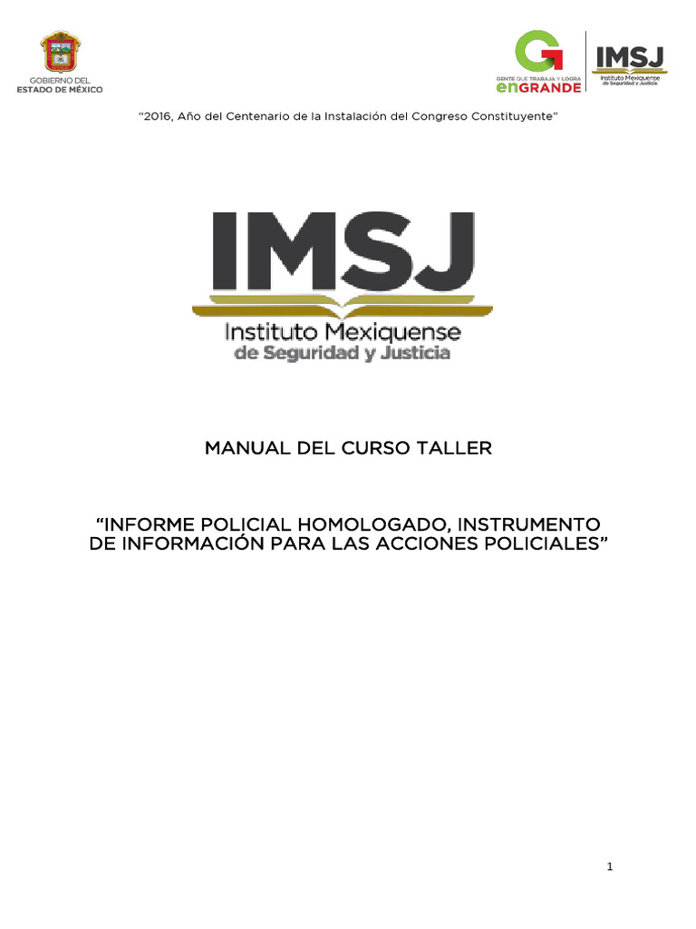 Manual Iph | PDF | Policía | México