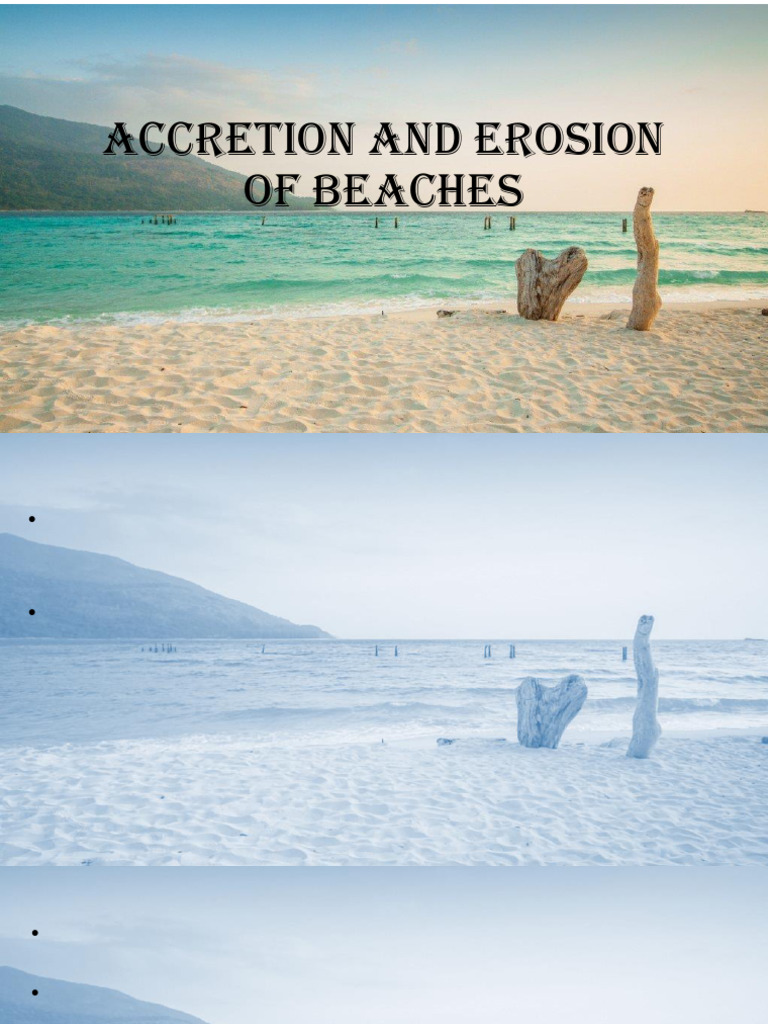 3 Erosion and Accretion of Beaches | PDF | Beach | Erosion