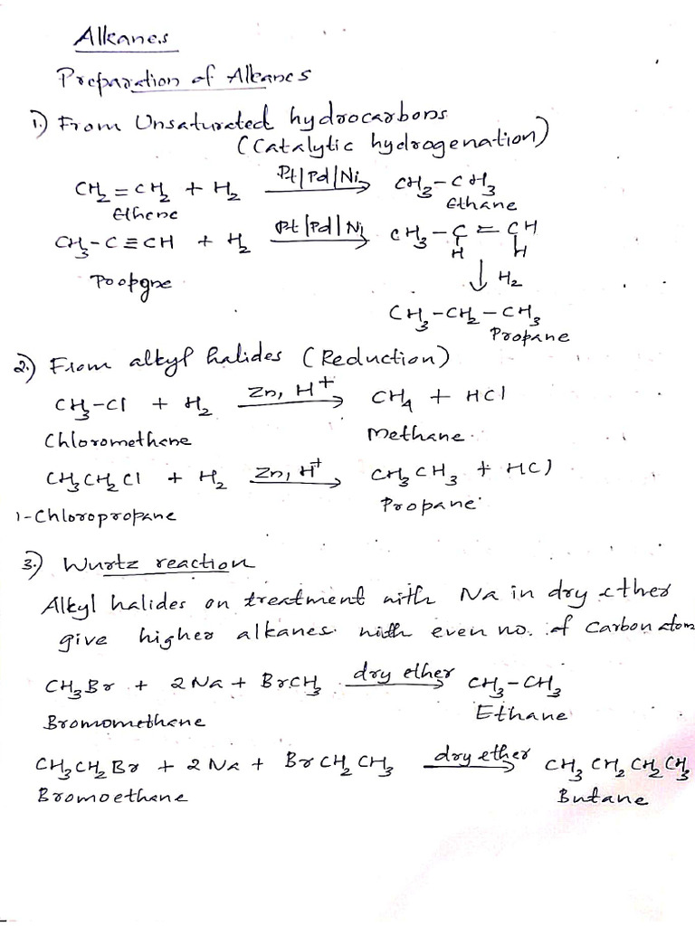 Hydrocarbon Notes | PDF