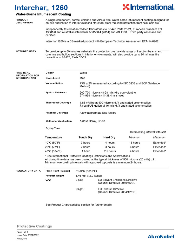 Interchar_1260 (2) | PDF | Water | Paint