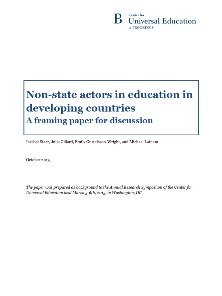 2015 Steer NSA Framing | PDF | Economies
