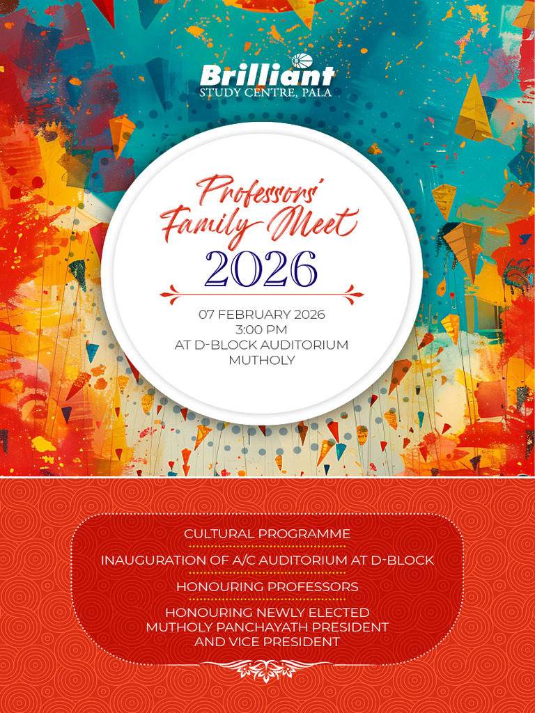 Prof MEET 2026 Programme SHEET | PDF