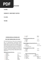 Pre-WWI Alliances Overview | PDF | Allies Of World War I | World War I