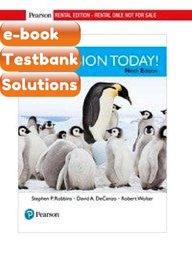Testbank Supervision Today 9th Edition by Stephen P Robbins Fast ...
