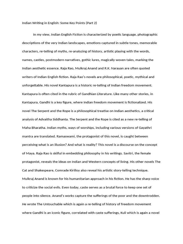 Indian Writing 2 | PDF | Novels