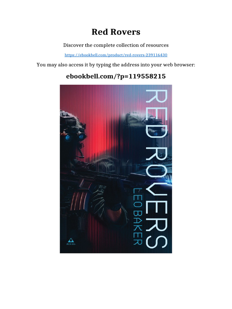 Red Rovers Available Any Format | PDF | Theory | Intellectual Property