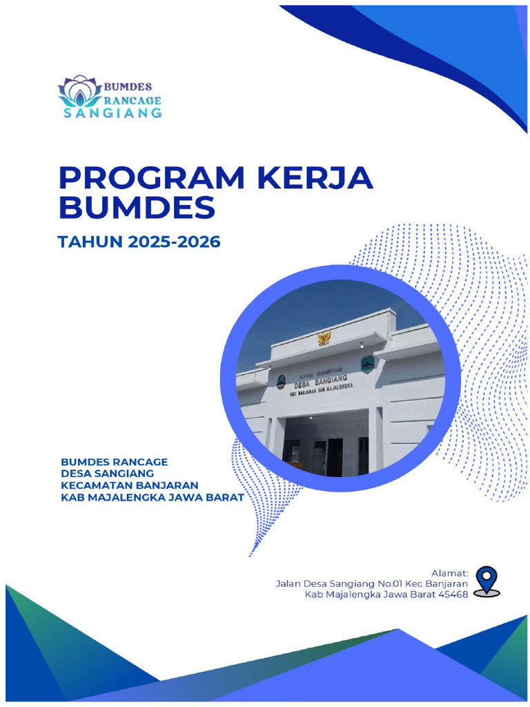 Program Kerja Bumdes Rancage 2026 Sangiang | PDF