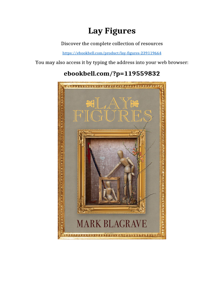 Lay Figures PDF Available | PDF | Charisma | Intellectual Property