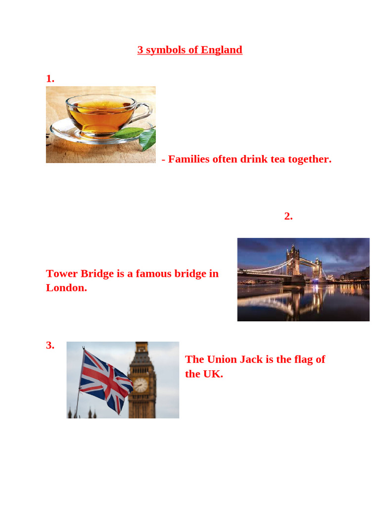 Symbols of England | PDF