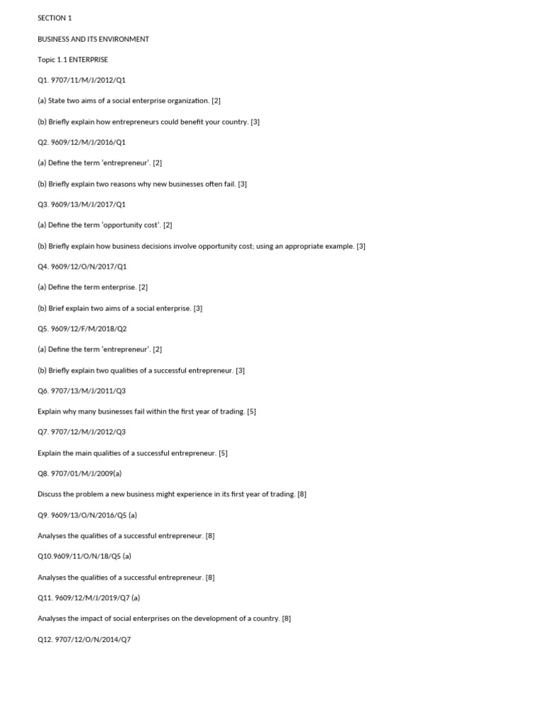 A-As Levels BS Section 1 Tropical | PDF | Corporate Social ...