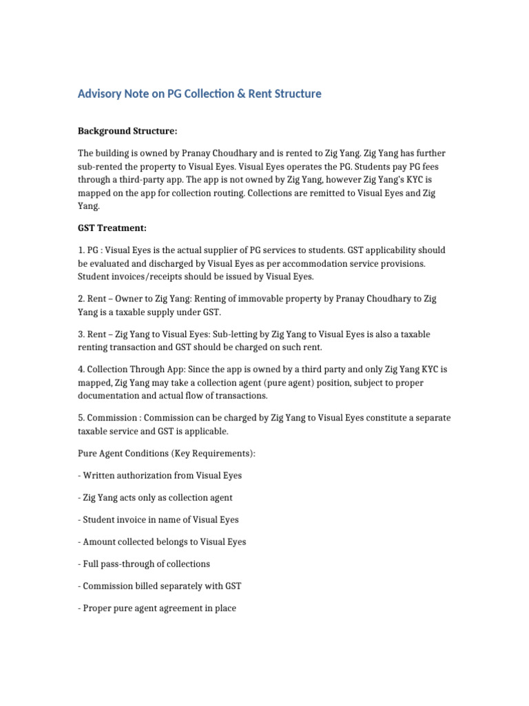 GST Writeup With Chart PG | PDF