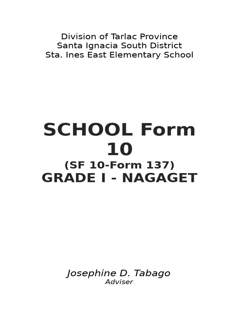 SF Form Title | PDF