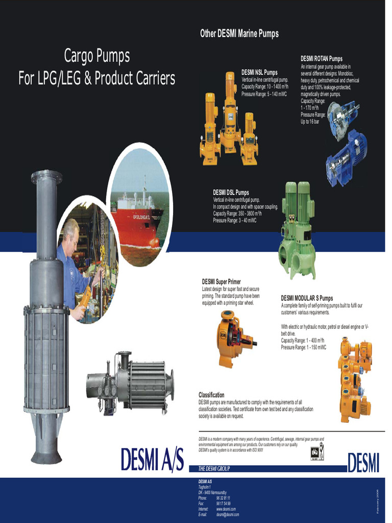 Cargo Pumps | PDF