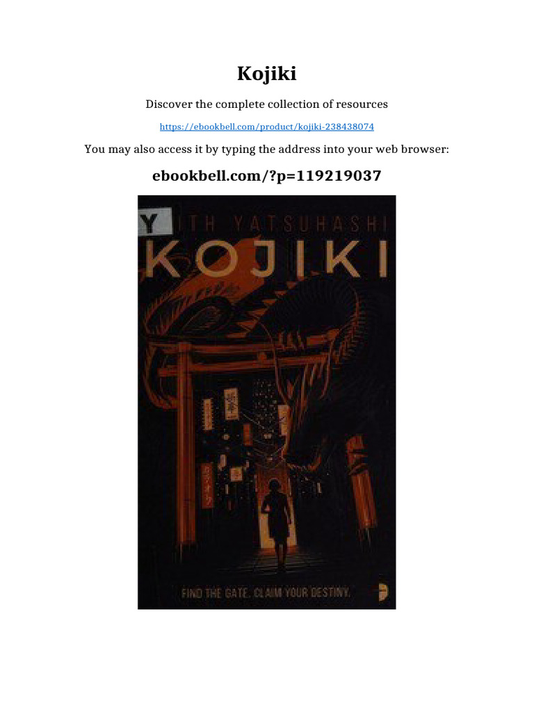 Kojiki Full Chapters Instanly | PDF | Neoliberalism | Aids