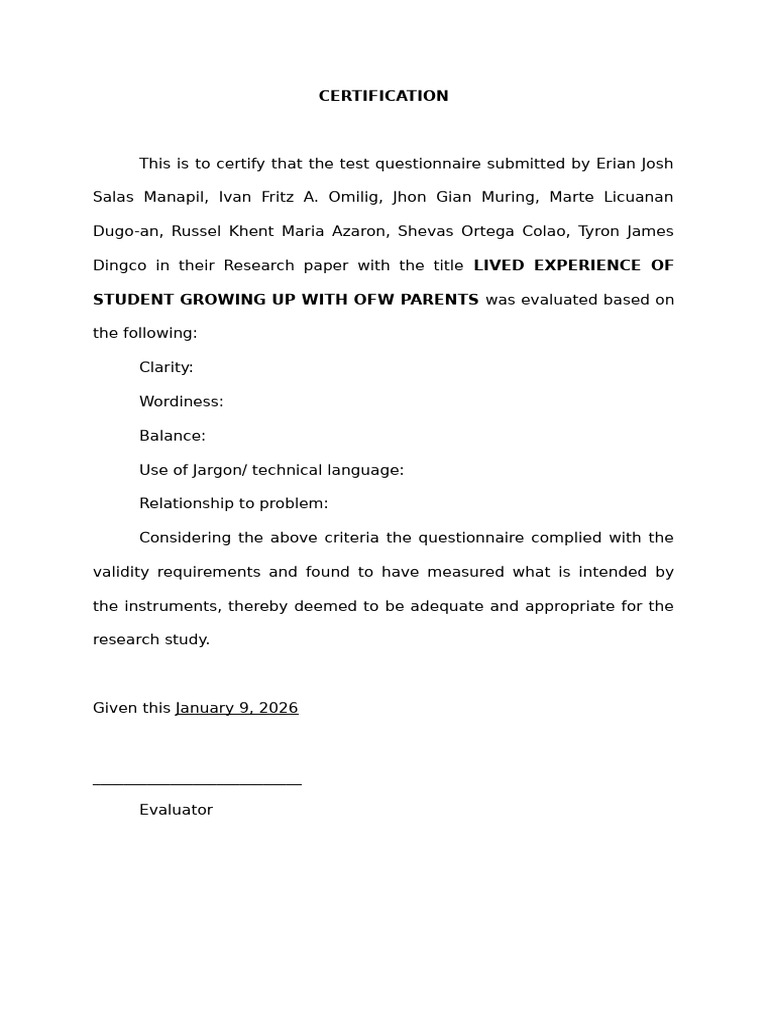 Research Certification | PDF