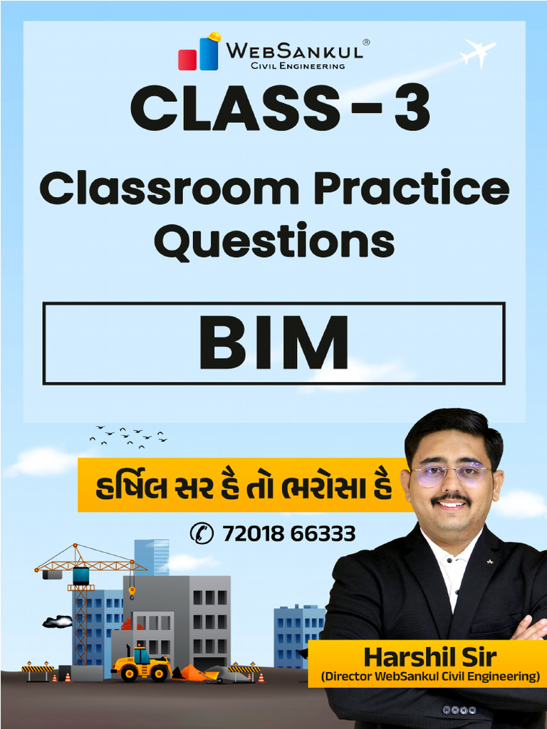 BIM ClassRoom Qs Practice | PDF | Building Information Modeling