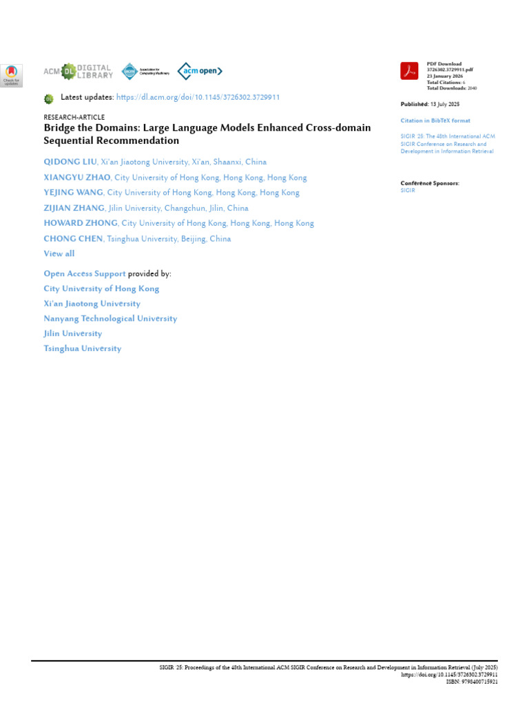 Bridge The Domains Large Language Models Enhanced | PDF | Machine ...