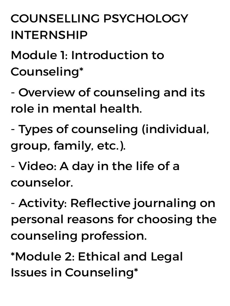 Counselling Psychology | PDF | Psychotherapy | Counseling Psychology