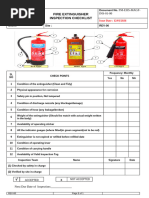 Fire Fighting Equipment Inspection Checklist | PDF