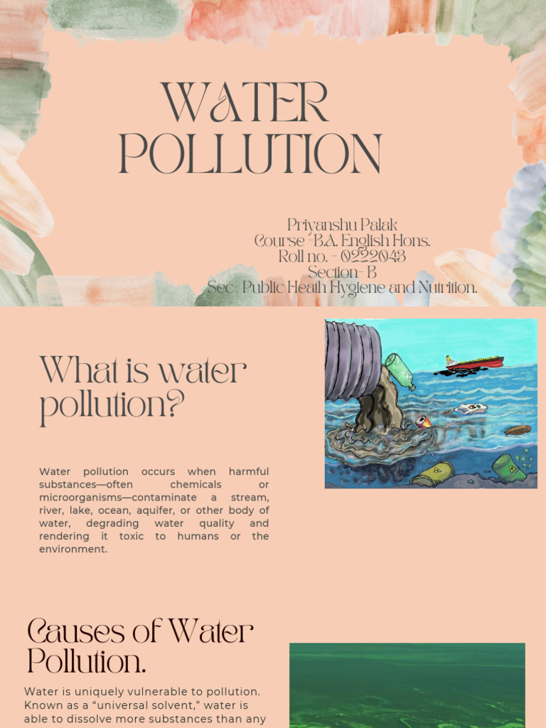 Project Presentation - 20240511 - 111954 - 0000 | PDF | Water Pollution ...
