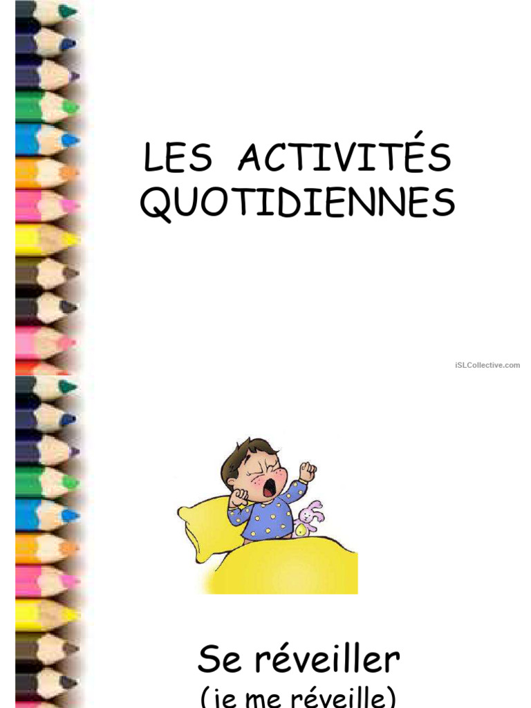 Les Activités Quotidiennes | PDF