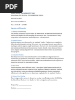 Staff Meeting 2026 | PDF