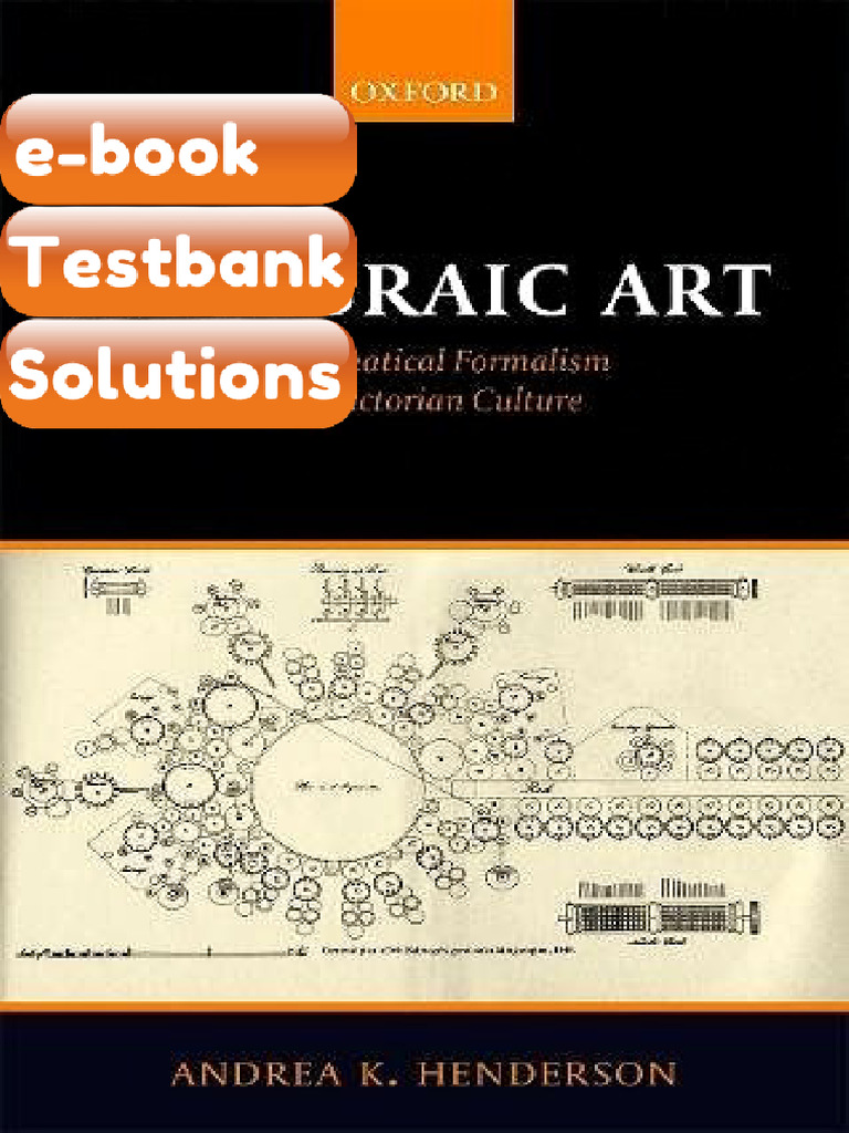 Testbank Algebraic Art Mathematical Formalism and Victorian Culture ...
