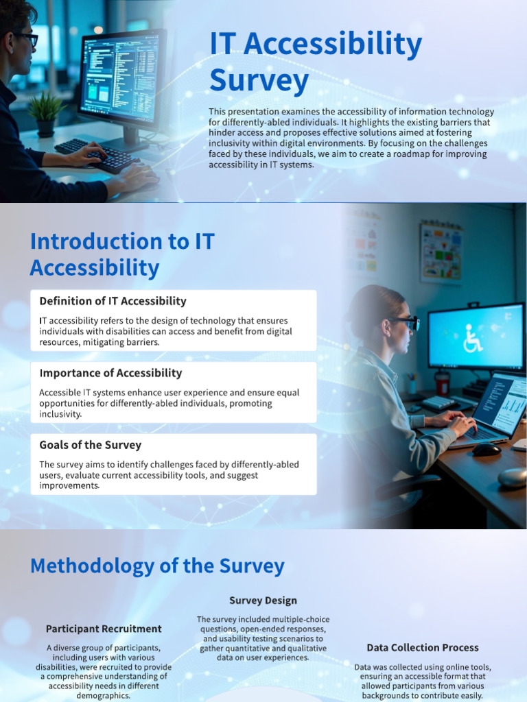IT Accessibility Survey | PDF | Accessibility | Disability