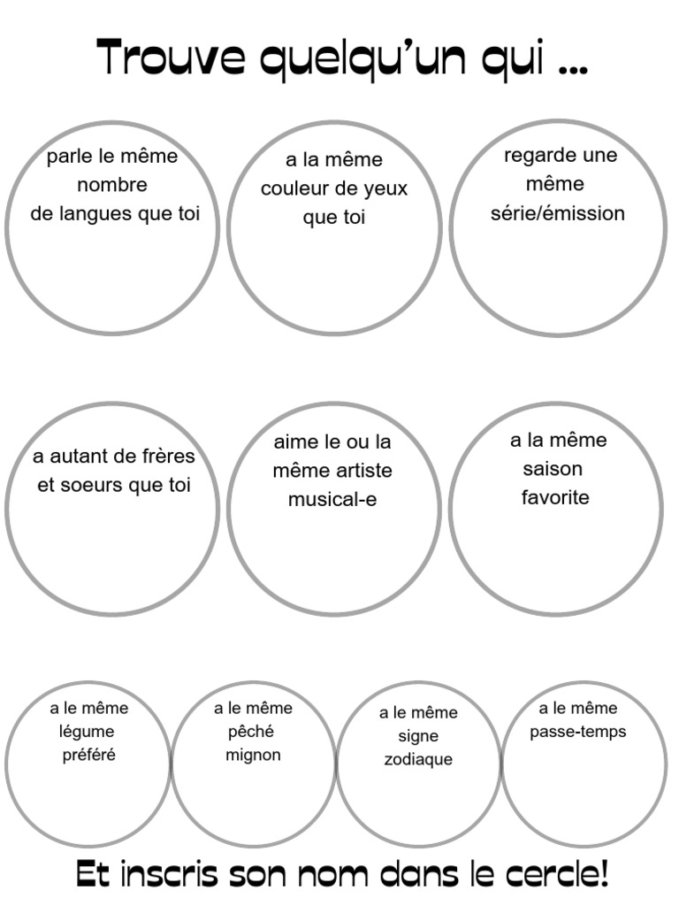 Brise-Glace Trouve Quelqu'Un Qui ... | PDF