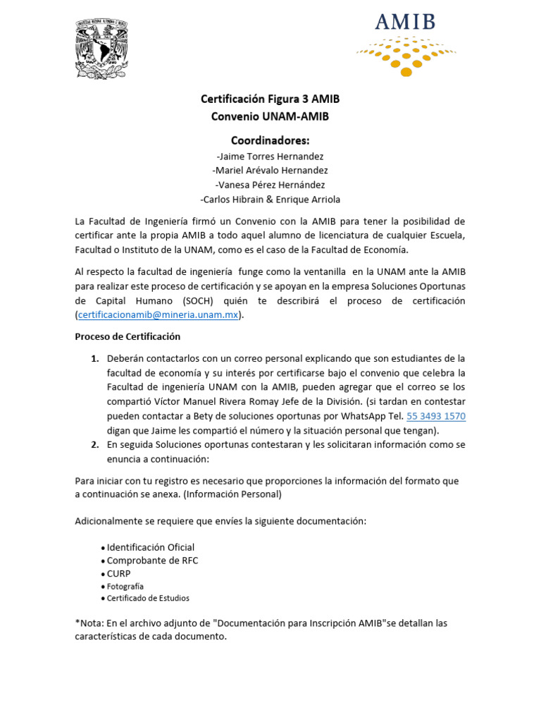 Instructivo Certificación Figura 3 AMIB | PDF