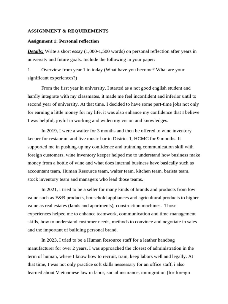 Extra Assignments - Final Level | PDF | Employment | Human Resource ...