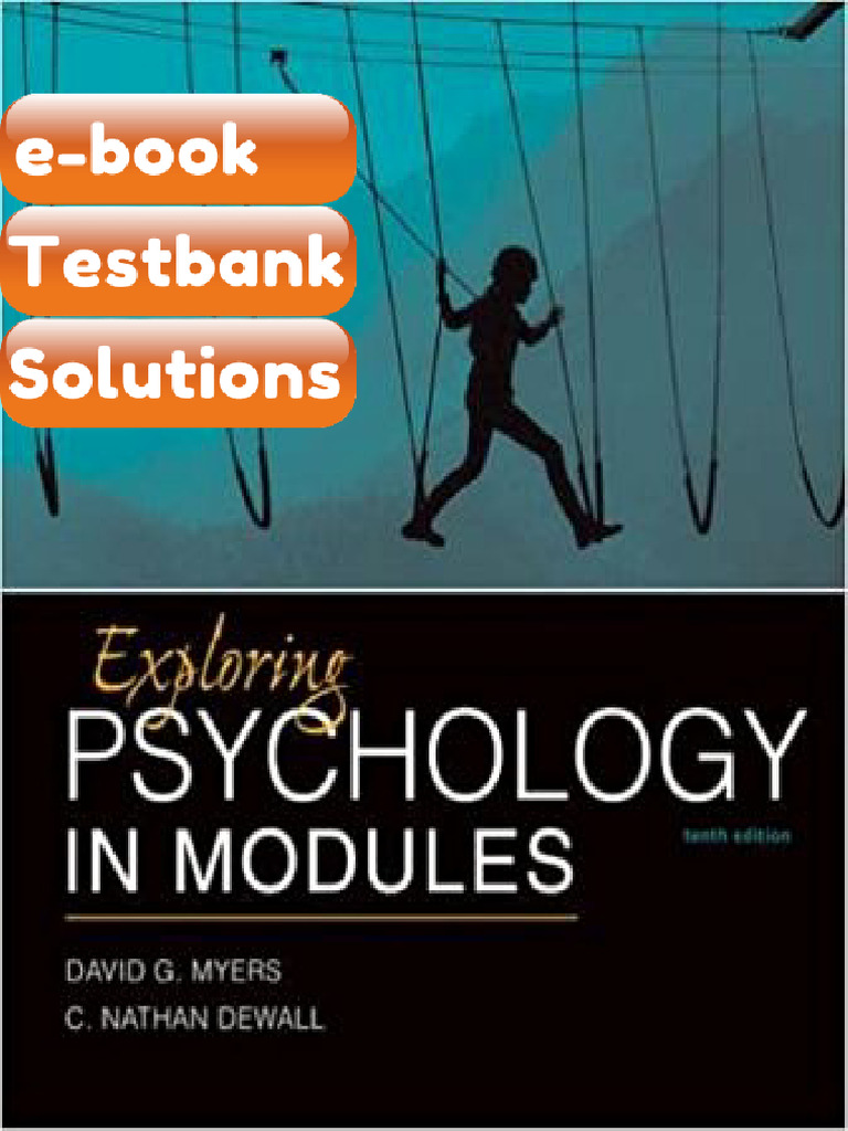 Testbank Exploring Psychology in Modules 10th Edition by David G Myers ...