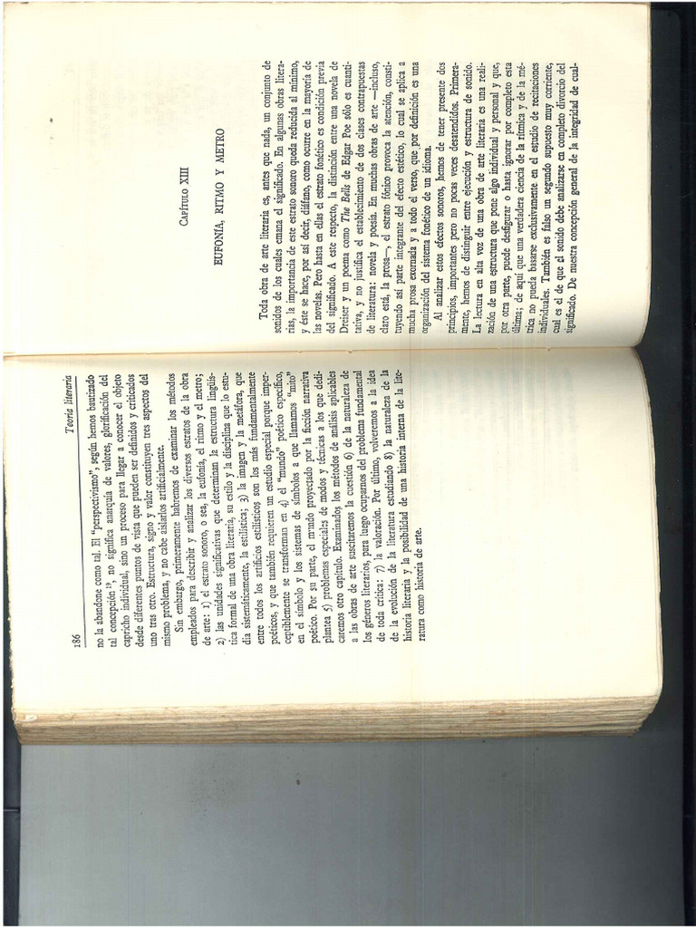 WELLEK y Warren Eufonía Ritmo Metro | PDF
