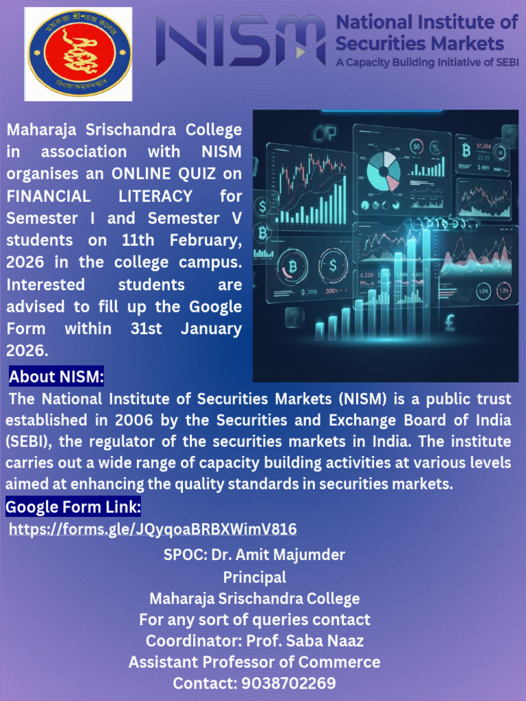 Flyer For Quiz On Financial Literacy - 1 | PDF